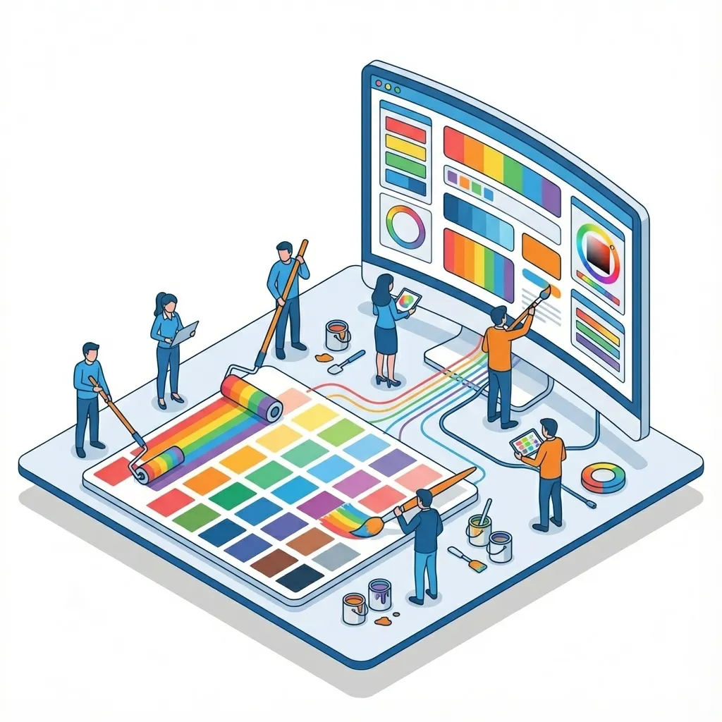 Color scheme sense is decided by "Logic"! Color palette usage ...